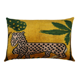 Canvello Handmade Velvet Pillow & Insert 16x24 in - Tropical ...