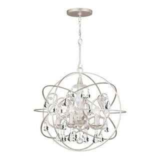 Crystorama Solaris 5-Light Chandelier - Contemporary - Chandeliers - by ...