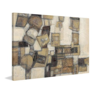 "Landslide" Painting Print on Wrapped Canvas, 18"x12" - Contemporary ...