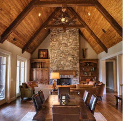 Paint my cedar ceilings or stain them? | Houzz Forum