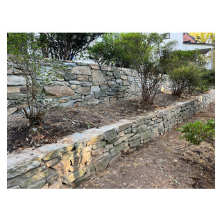 Dry Stack Field Stone Retaining Walls in Sligo Creek Park, Silver ...
