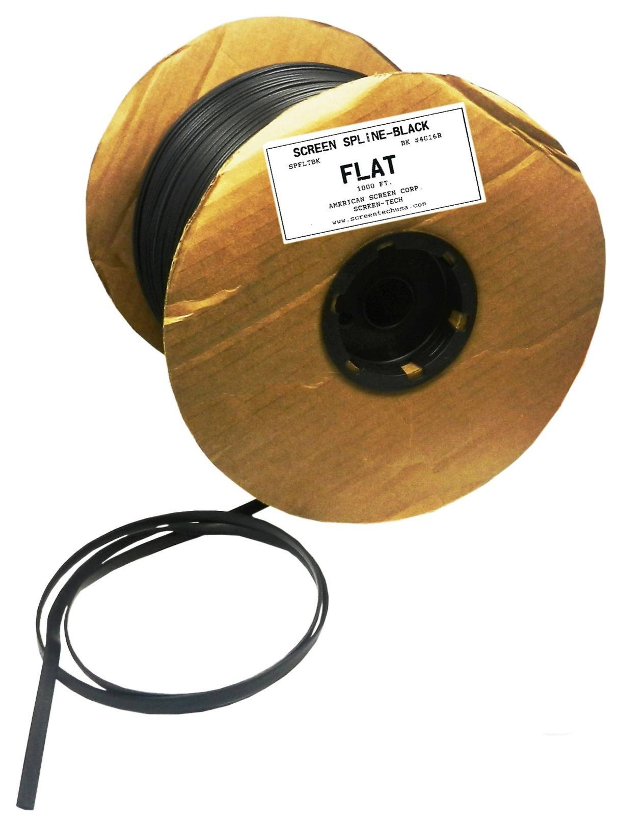 Black 0.310x1000' Flat Screen Spline - Contemporary - Home Improvement ...