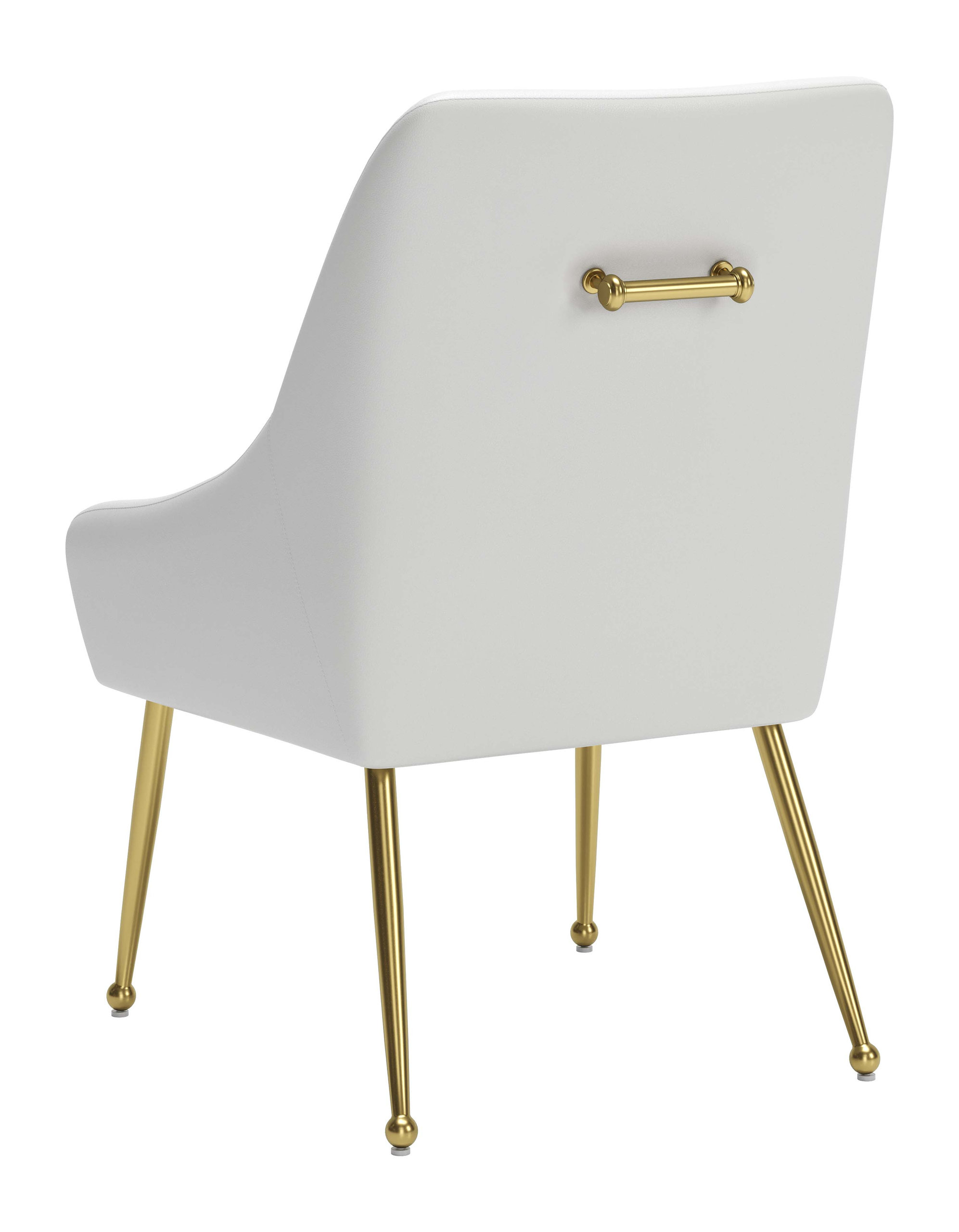 Maxine Dining Chair White & Gold - Midcentury - Dining Chairs - by ...