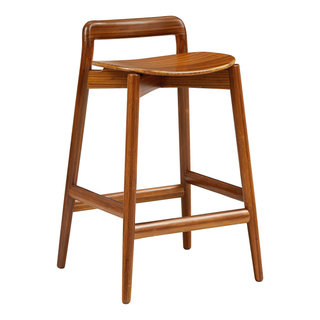 Linna Stool, Amber - Midcentury - Bar Stools And Counter Stools - by ...
