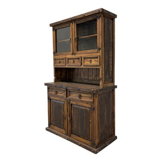 Oasis Small Hutch & Buffet - Rustic - China Cabinets And Hutches - by ...