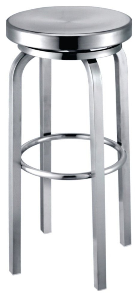 Modern Classics Navy Counter Chair, Aluminum, 25"H x 18"W x 18"D ...