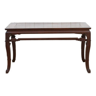 Mid-Century Vietnamese Carved Center Table - Asian - Console Tables ...