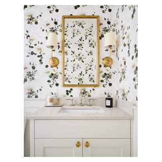 Chicago Classy - Transitional - Powder Room - Chicago - by AZL ...