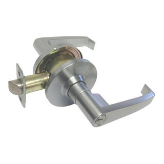 Commercial Satin Chrome Keyed Entry Levers Light Duty- Style: 58101SC ...