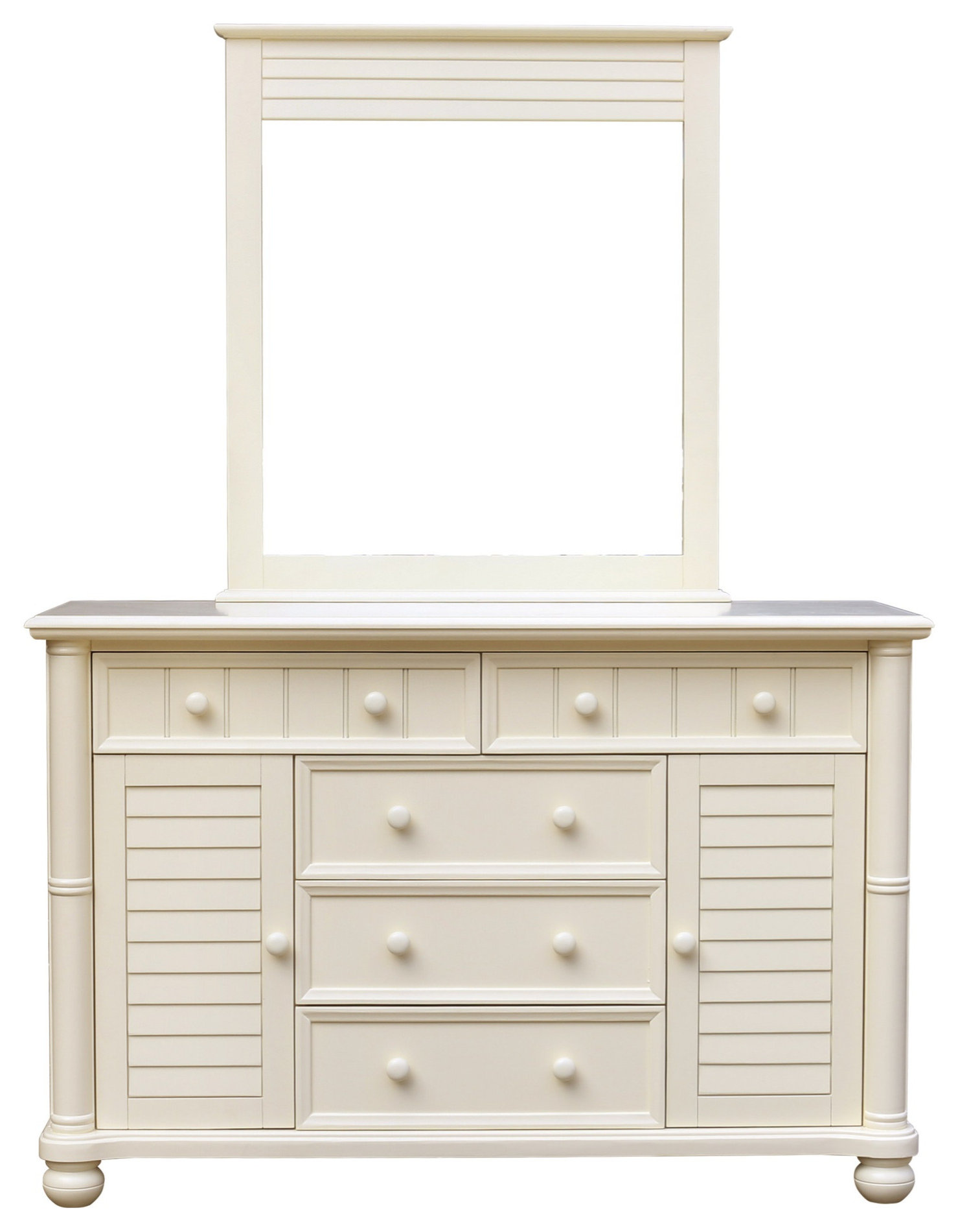 Ice Cream At The Beach Dresser And Mirror | 5 Drawers | 2 Cabinets ...