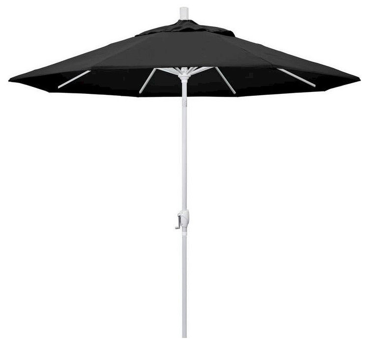 9' Pacific Trail Series Patio Umbrella Push Button Tilt Crank Lift ...