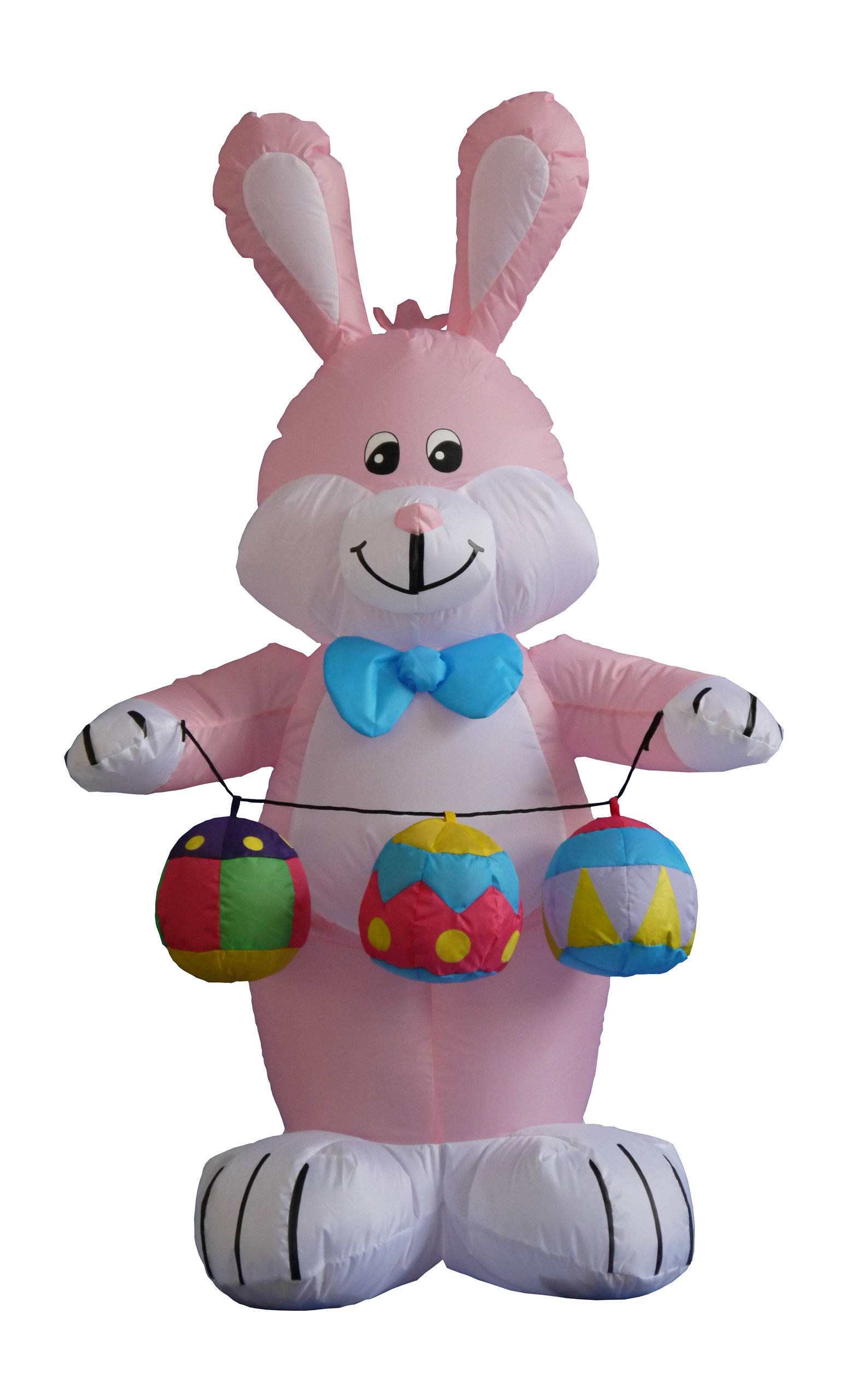 4' Party Inflatable Bunny w/Color Eggs, Yard Decoration - Farmhouse ...