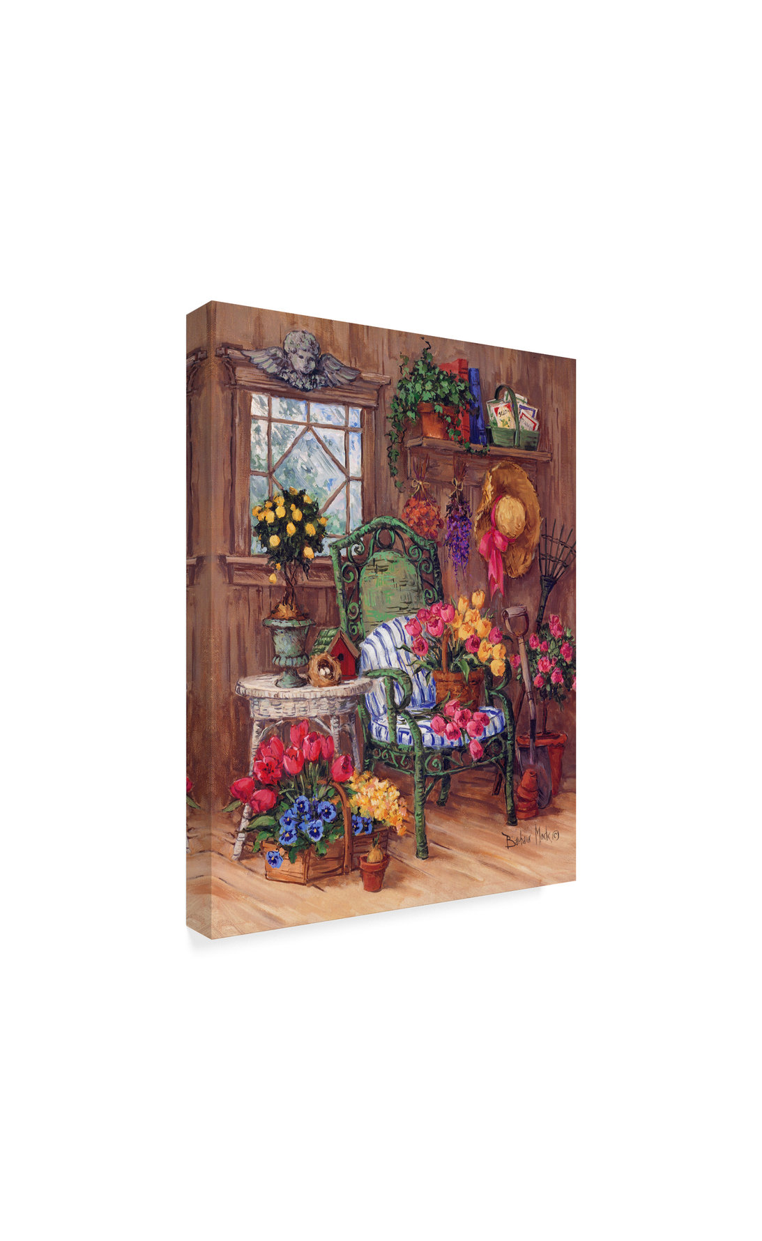 Barbara Mock 'Cape Cod Shed' Canvas Art, 18"x24" - Farmhouse - Prints ...