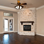 Austin Stone Fireplace - Traditional - Family Room - Dallas - by ...