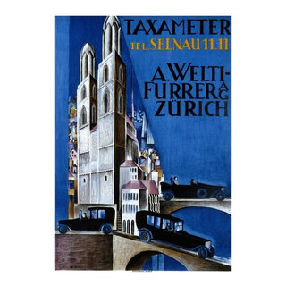 "Taxameter A Welti-Furrer AG / Z rich" Paper Print by Otto Morach, 17 ...