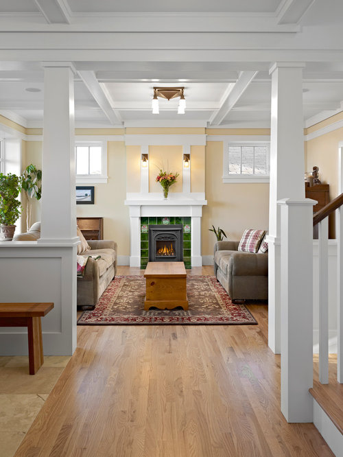 Craftsman Style Living Room Ceilings