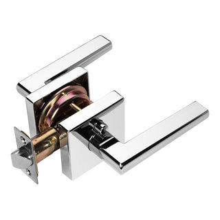 Dynasty Hardware CAP-30-US26 Capri Lever Privacy Set, Polished Chrome ...