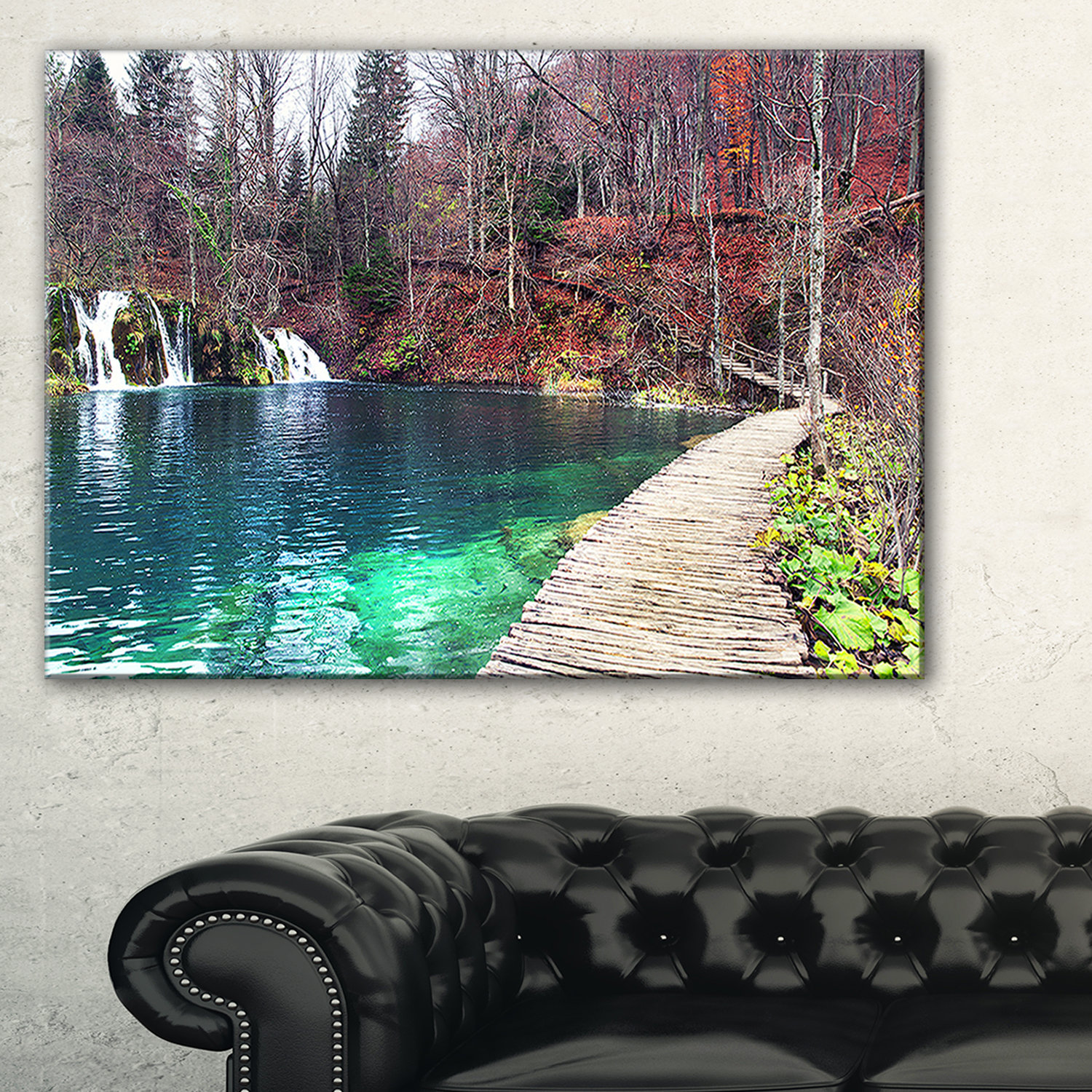 "Plitvice Lakes National Park" Landscape Photography Wall Art, 40"x20 ...