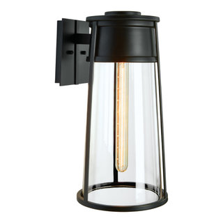 Norwell Lighting 1246-CL Cone 13" Tall Outdoor Wall Sconce ...