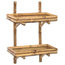 2-Tier Bamboo Wall Shelf - Asian - Display And Wall Shelves - by bamboo54