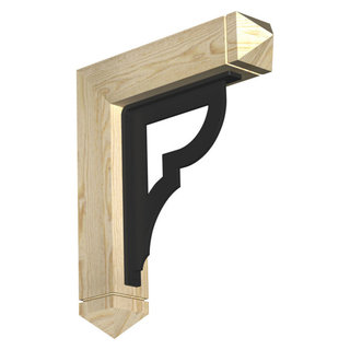 Bradford Arts and Crafts Ironcrest Bracket Single, 4" Thick, 20"x23 ...