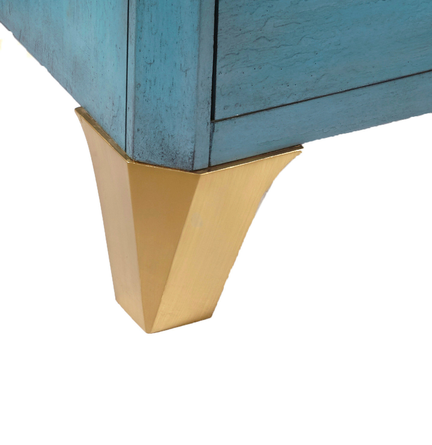 Three Drawer Turquoise Blue Accent Chest - Contemporary - Accent Chests ...