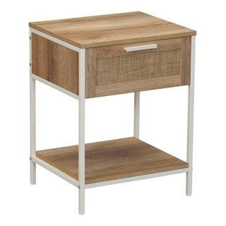 Woven Rattan End Table - Tropical - Side Tables And End Tables - by ...