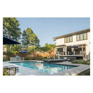 Outdoor Living Space - McLean, VA - Modern - Pool - DC Metro - by Eden ...
