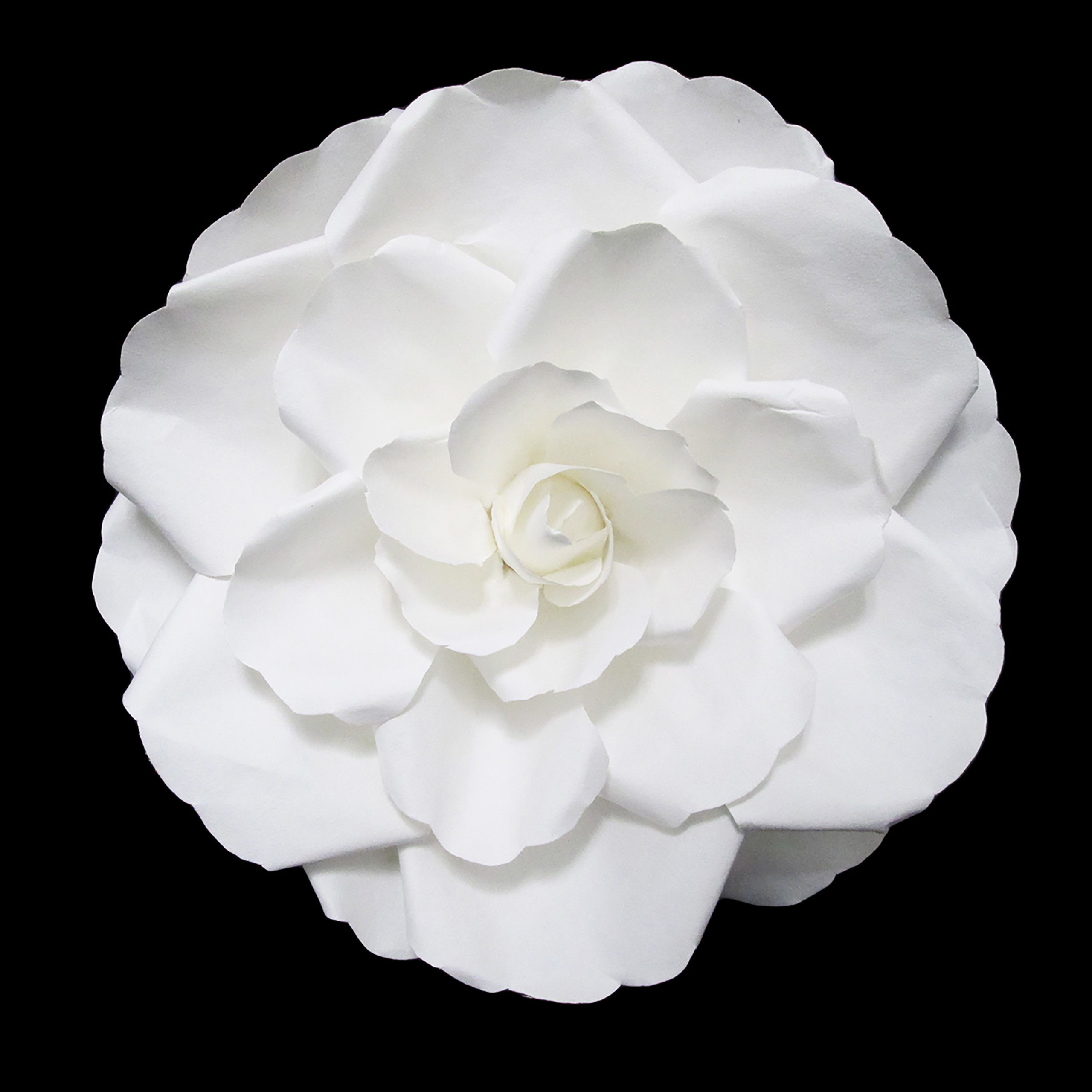 Set of 3 Large Paper Rose Flower Wall Decor Accent Backdrop 12 ...