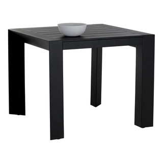 Merano Dining Table, Black, 37" - Transitional - Dining Tables - by ...