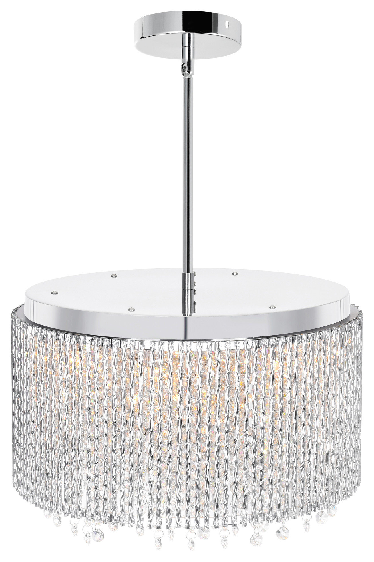 Claire Drum Shade Chandelier, 24 inches - Contemporary - Chandeliers ...