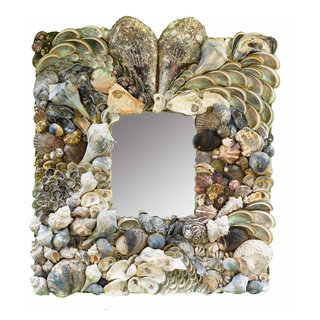 Large Pen Abalone SeaShell Mirror. Only one. - Beach Style - Wall ...