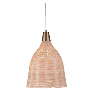 Elliott Pendant - Brown - Tropical - Pendant Lighting - by Bassett ...