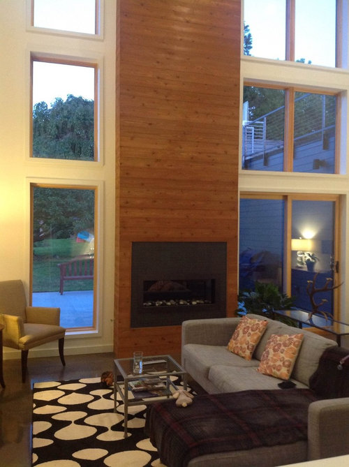 Does this cedar wood look good on fireplace or not?