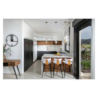 Luxury Apartment design in Jerusalem - Contemporary - Kitchen - Tel ...