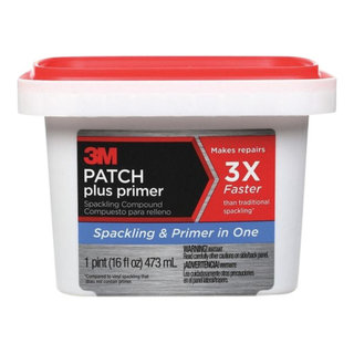 3M PPP-16-BB Patch Plus Primer Sparkling Compound, 16 Oz, 16 oz ...