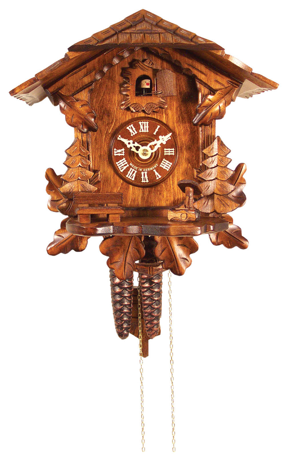 Engstler Weight-Driven Cuckoo Clock- Full Size - Rustic - Cuckoo Clocks ...