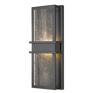 20W 2 LED Outdoor Wall Sconce In Transitional Style-18 Inches Tall and ...