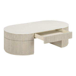 Bella Cream Large Storage Coffee Table - Modern - Coffee Tables - by ...