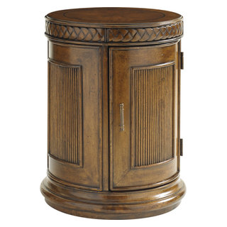 Belize Round End Table - Traditional - Furniture - by HedgeApple | Houzz