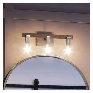 Luxury Mid- Century Modern Bath Light, Satin Nickel, UEX2632 ...