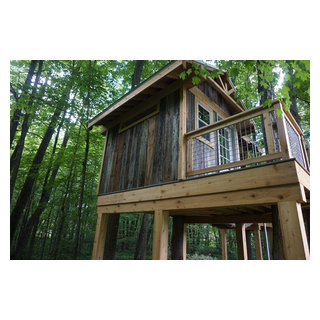 Custom Modern Rustic Tree House - Rustic - Detroit - by Miles Bradley ...