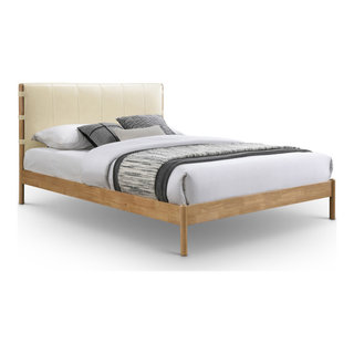 Asher Upholstered Bed, Queen - Midcentury - Platform Beds - by Meridian ...