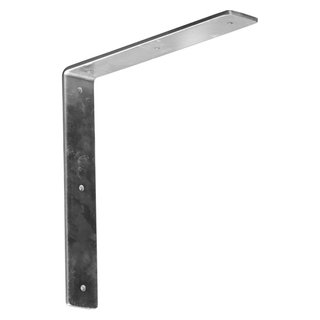 2"x20"x20" Hamilton Steel Bracket, Hammered Black, 2Wx12"Dx12"H ...