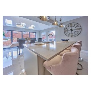 Seamless style in the family kitchen with CRL Quartz Sahara - Modern ...