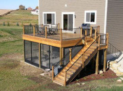 Ideas to add sunroom off walkout basement. | Houzz Forum