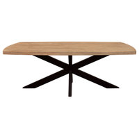 Logan 82" Dining Table in Natural Finish - Rustic - Dining Tables - by ...