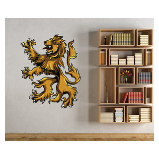 Medieval Lion Vinyl Wall Decal MedievalLionUScolor004, 48 in ...