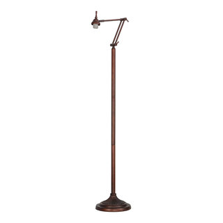 Swing Arm Floor Lamp Base - Traditional - Lamp Bases - by Meyda ...