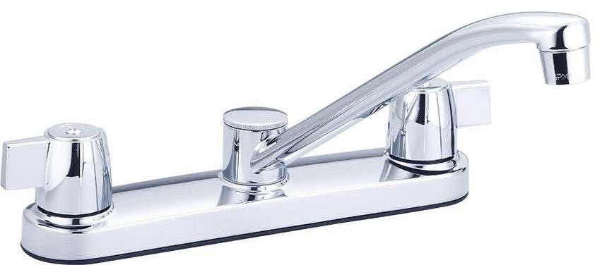 Banner Blade Handle Kitchen Faucet With Side Spray - Contemporary ...
